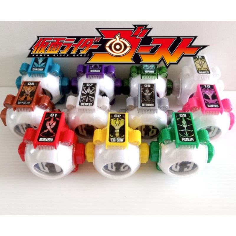 Kamen Rider Ghost Parka Ghosts Eyecons Himiko, Grimm, Sanzo, Napoleon | Shopee Malaysia