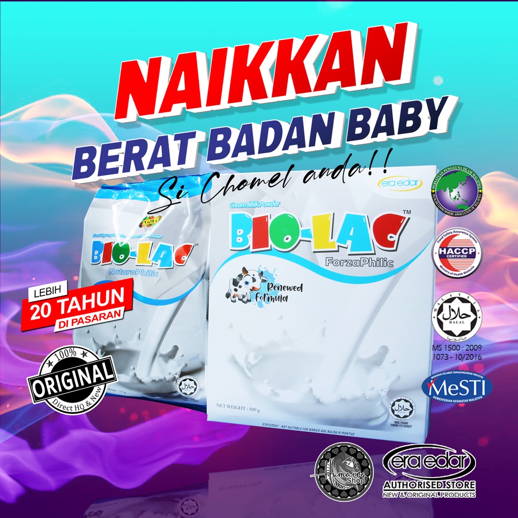 BIOLAC Susu Tambah Berat Badan Bayi Kanak Baby Kids Milk Formula ...