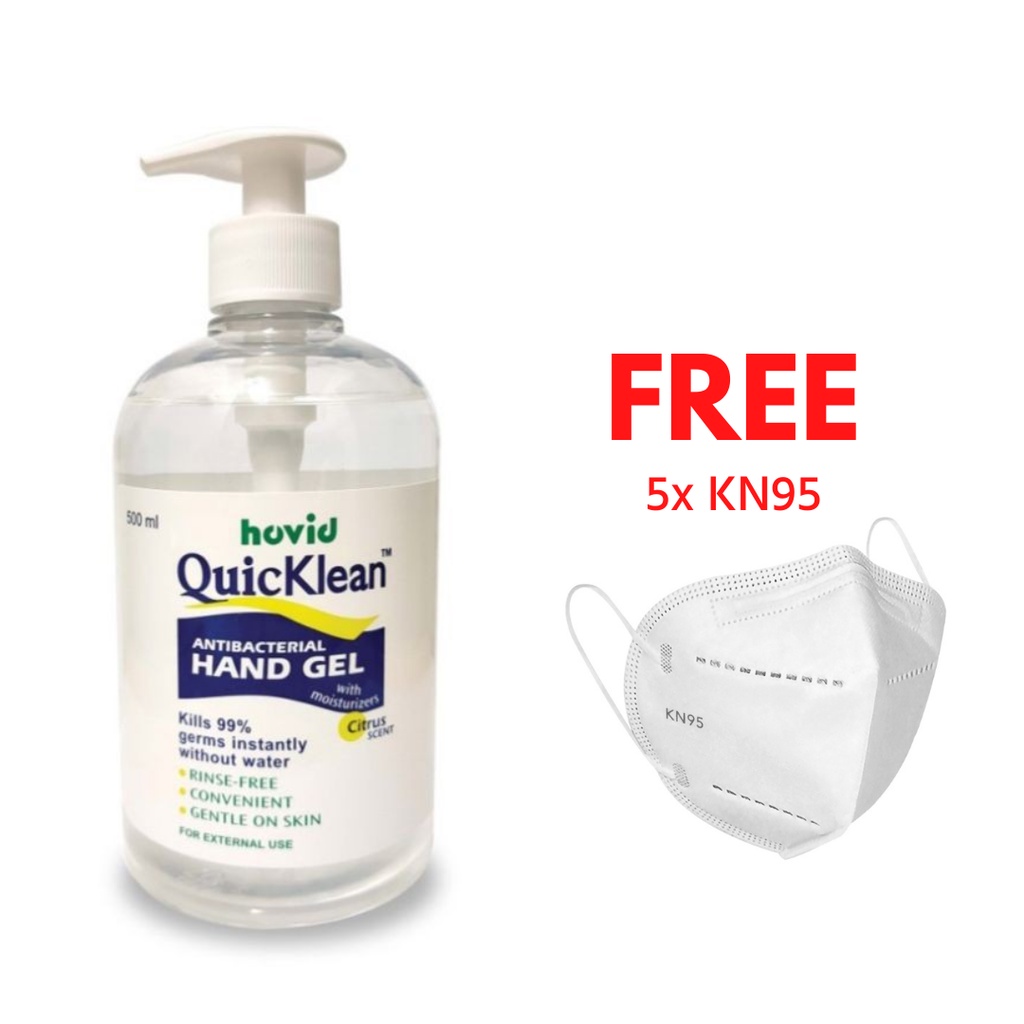(LIMITED STOCK) - HOVID QuicKlean™ Antibacterial Hand Gel Sanitizer ...