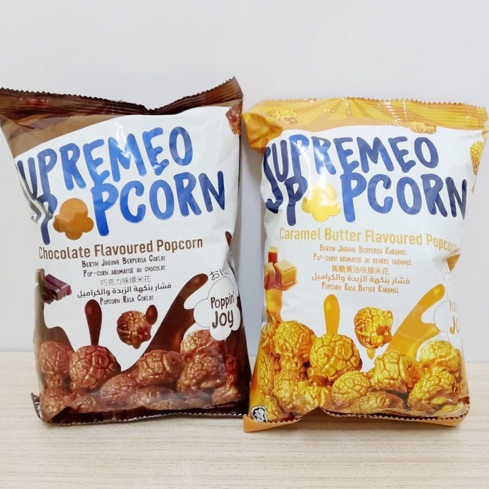 Supremeo Popcorn Caramel Butter & Chocolate Flavoured 60g | Shopee Malaysia