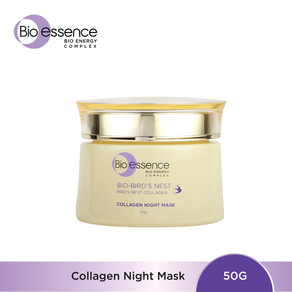 Bio-essence Bio-Bird Nest Collagen Night Mask 50G | Shopee Malaysia