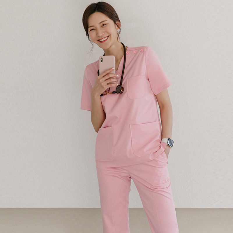 READY STOCK BAJU SCRUB MEDICAL SCRUB SUIT Doctor 's Scrub FOR MAN ...