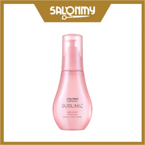 Shiseido SMC (Sublimic) Airy Flow Sheer Oil (Thick, Unruly Hair) 100ml | Shopee Malaysia