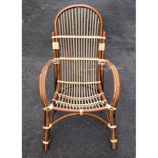 Rattan chair / Kerusi sandar rotan semambu / Wide handrest Rest chair ...