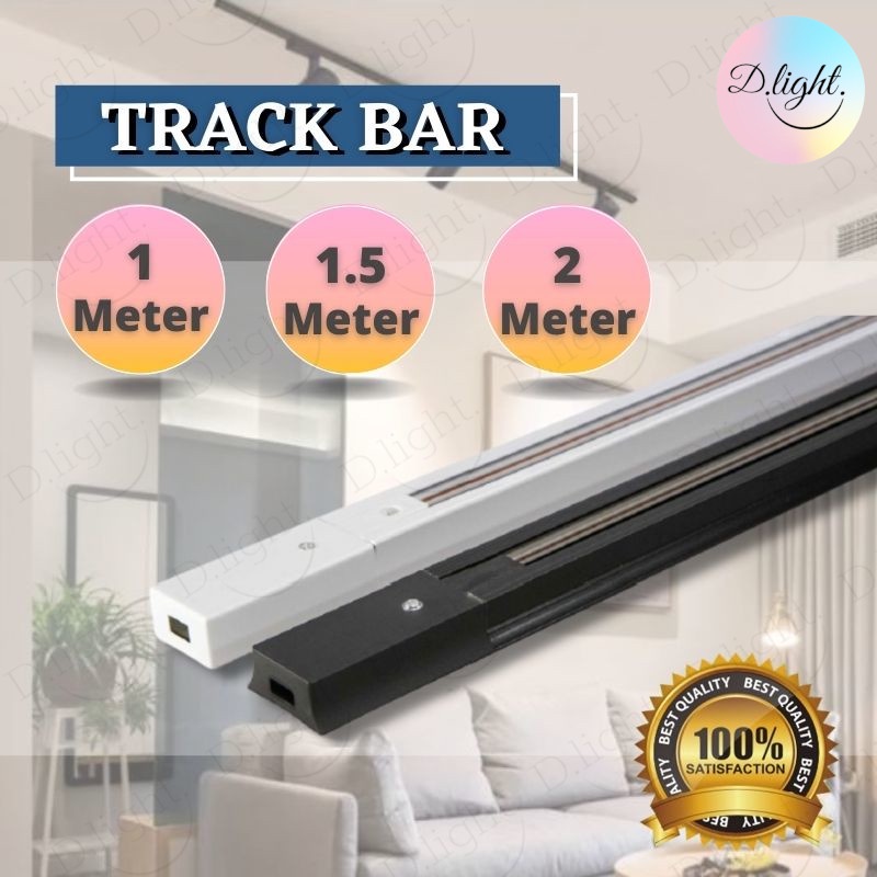 1 METER / 1.5 METER / 2 METER RAIL TRACK BAR LED TRACK LIGHT SPOTLIGHT ...