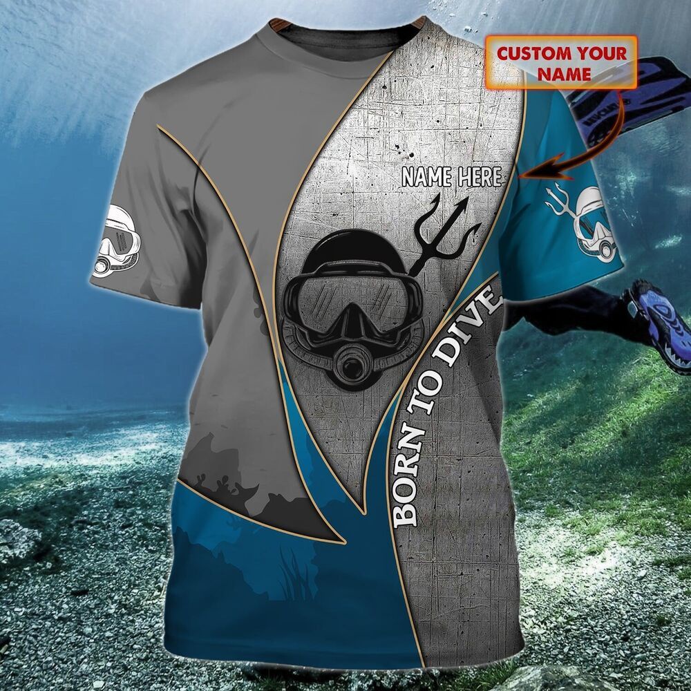 Scuba Diving - 3D T-shirt for scuba divers - Cute T-shirts in all sizes ...