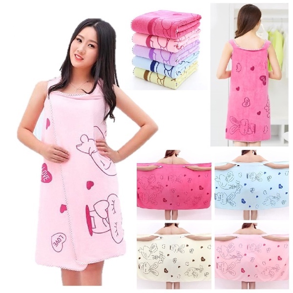 SW_ Wearable Fast Drying Magic Bath Towel - 5 Colours | Shopee Malaysia