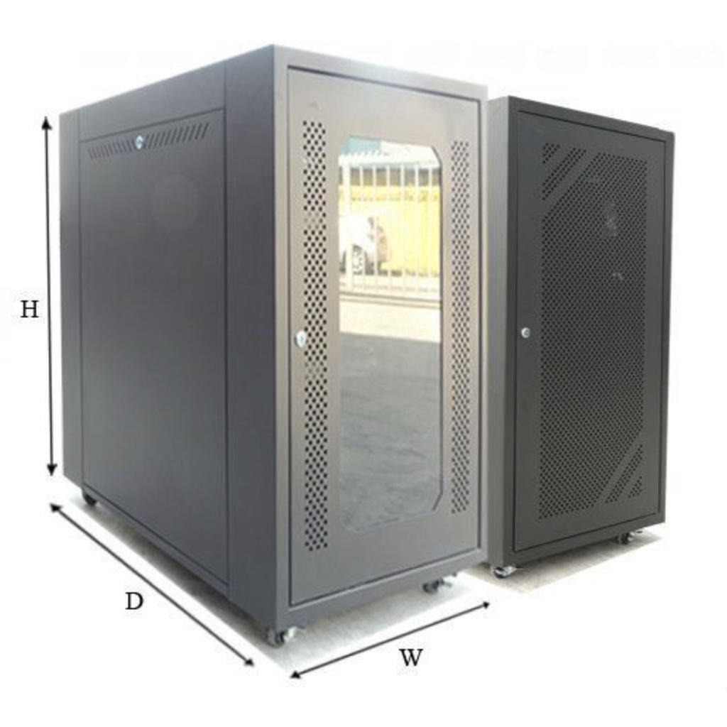 GrowV 24U Heavy Duty Equipment & Server Floor Stand Rack 600x800x1212mm ...