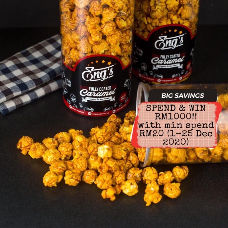 Popcorn Caramel by Engs 300g Azhar Food | Shopee Malaysia