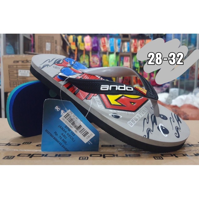 Superman Spm103 Children's Flip Flops original ando Brand | Shopee Malaysia