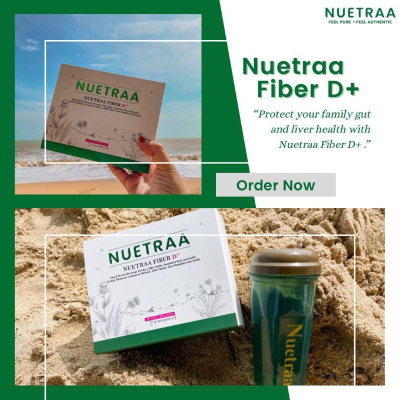 Nuetraa Fiber D+ (prebiotick fiber drink) | Shopee Malaysia