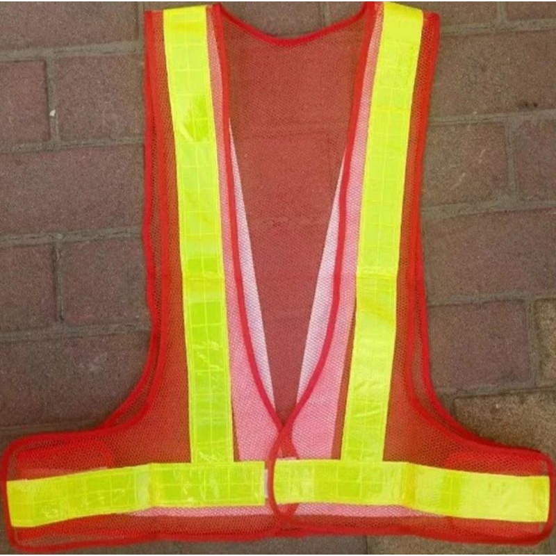 Safety Vest Orange Yellow | Shopee Malaysia