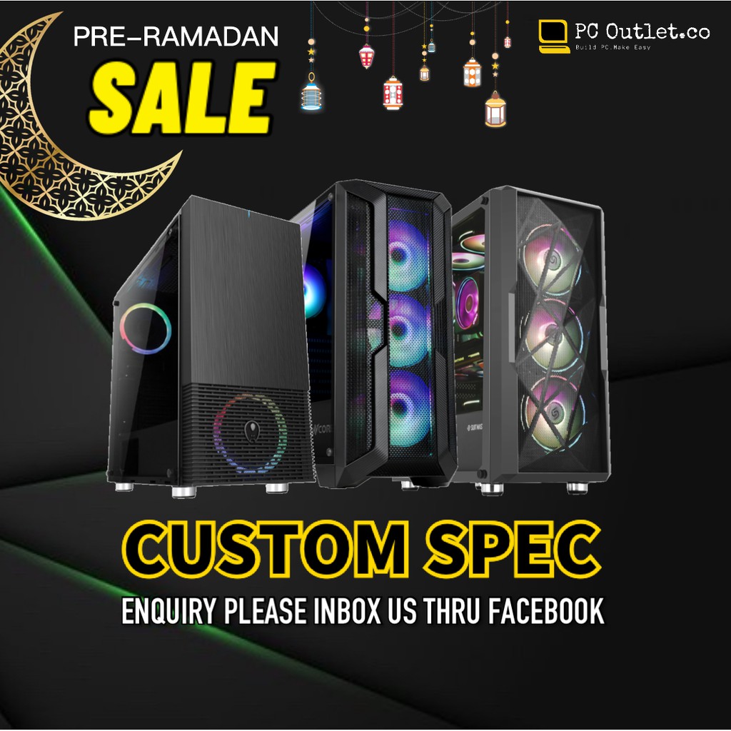 PC OUTLET CUSTOM SPEC GAMING PC | Shopee Malaysia