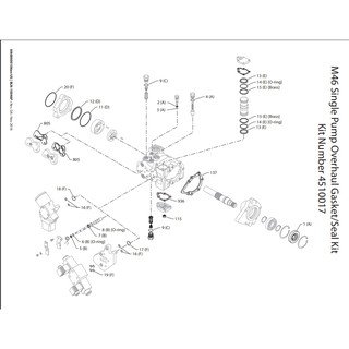 DANFOSS Seal Kit - MPV046 Single Pump Overhaul Gasket / Seal Kit ...