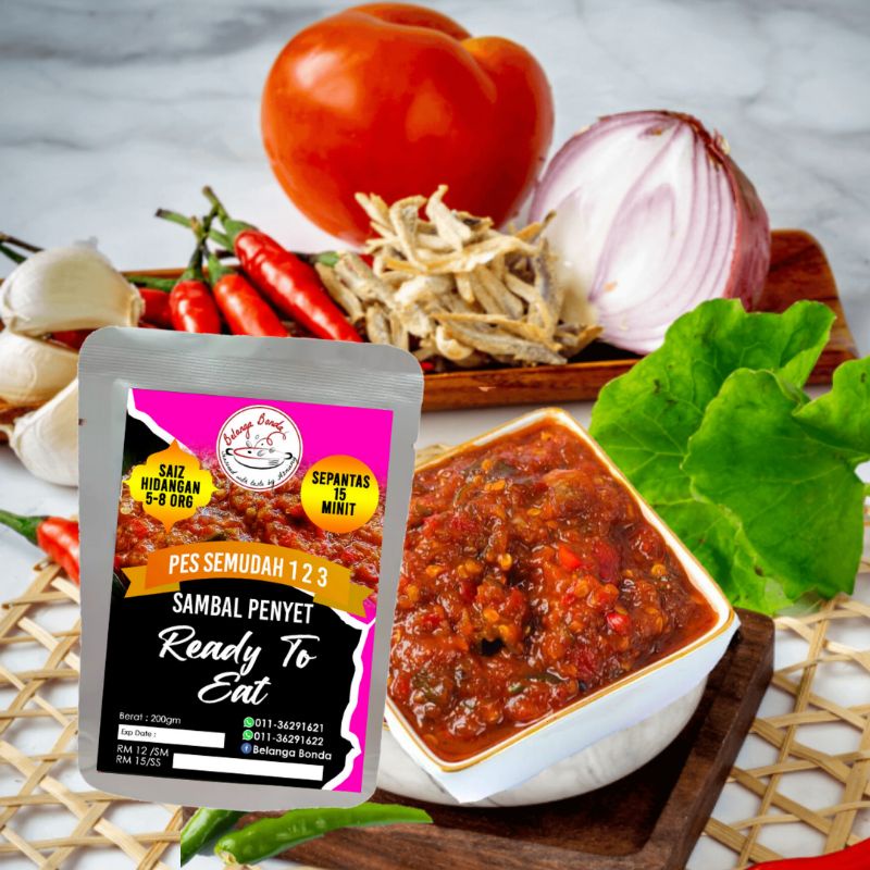 SAMBAL PENYET(ready to eat) | Shopee Malaysia