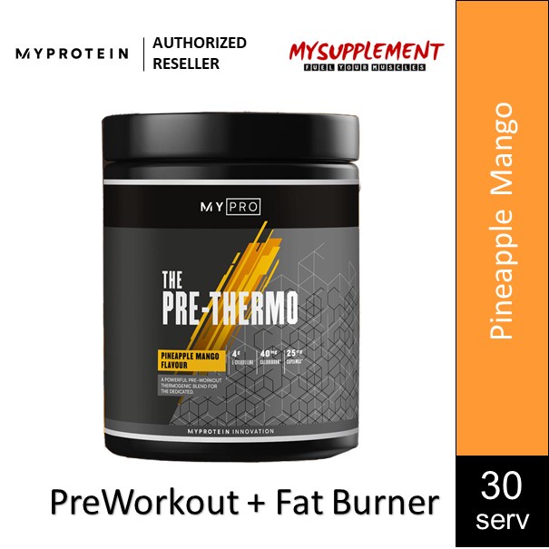 Myprotein - Pre Thermo 30 Servings ( Preworkout + Fat Burner ) | Shopee ...