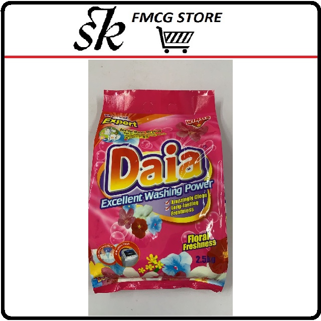 Daia 2.5Kg Floral Freshness Excellent Washing Power | Shopee Malaysia