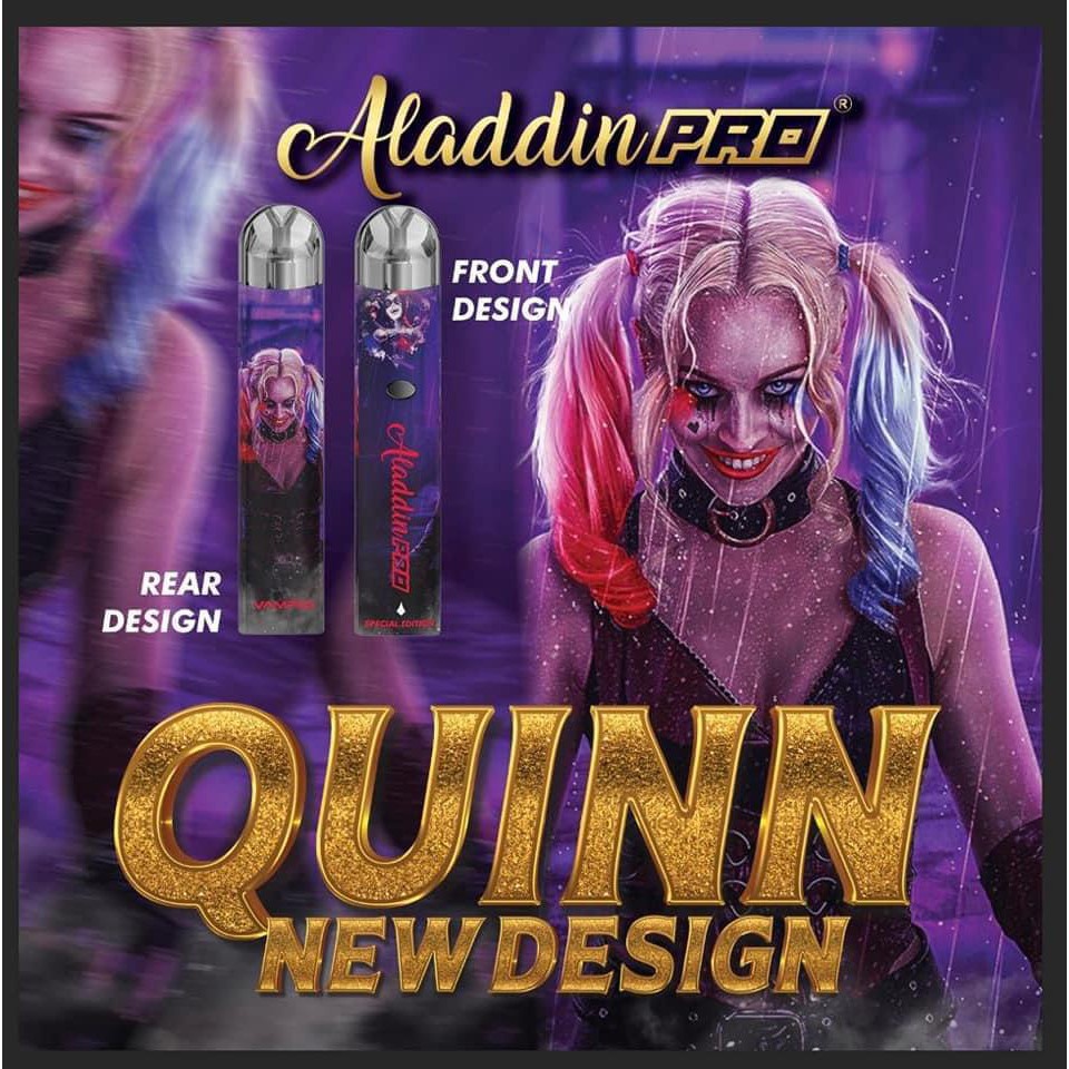 100% original aladdin pro pod neon color edition . iron man .bruce lee ...