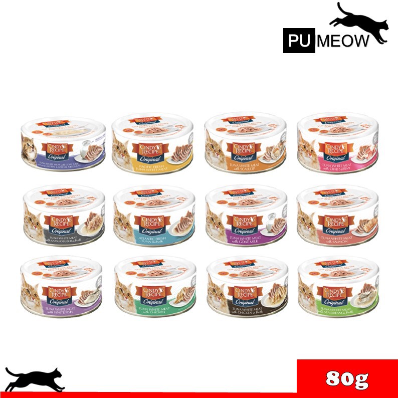 Cindy’s Recipe Original Cat Can Wet Food 80g - (Cindy Recipe, Cindy ...