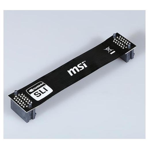 MSI Nvidia GPU Graphic Card SLI Bridge Connector Flexible Short Cable ...