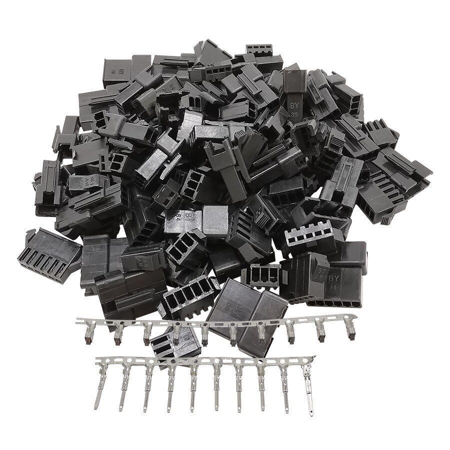 (1 SET) 2.54MM SM Connector Plug Pitch Female and Male Housing + Terminals SM2.54 2P - 8P ...