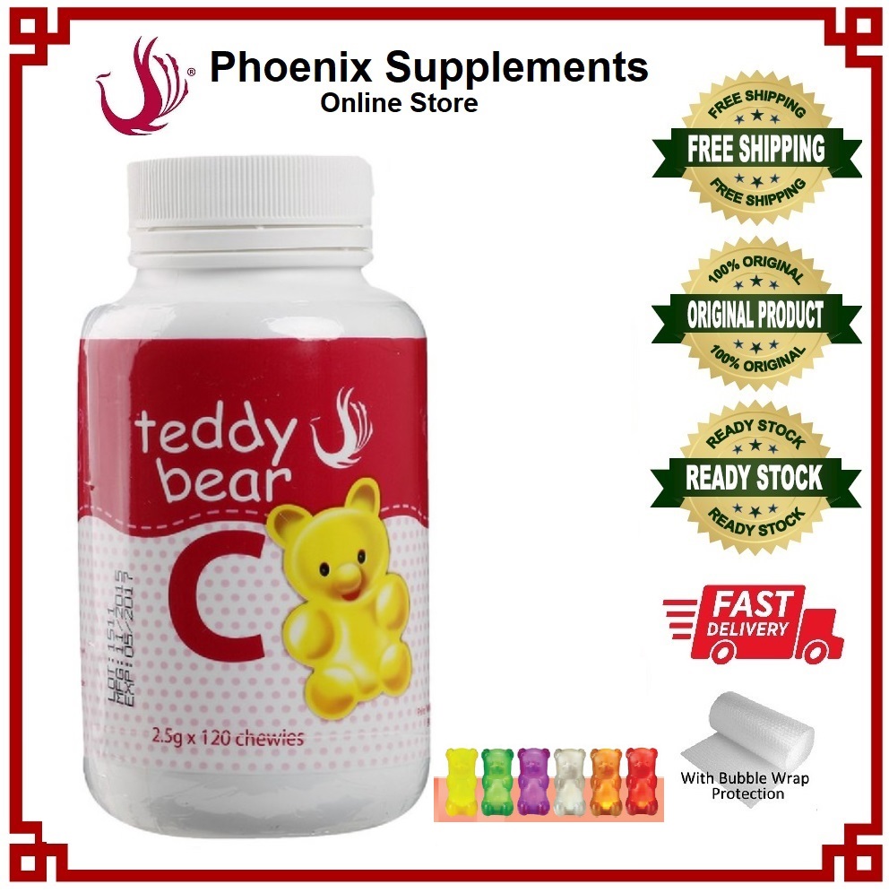PHOENIX Teddy Bear C Gummy (120'Gummies) | Shopee Malaysia