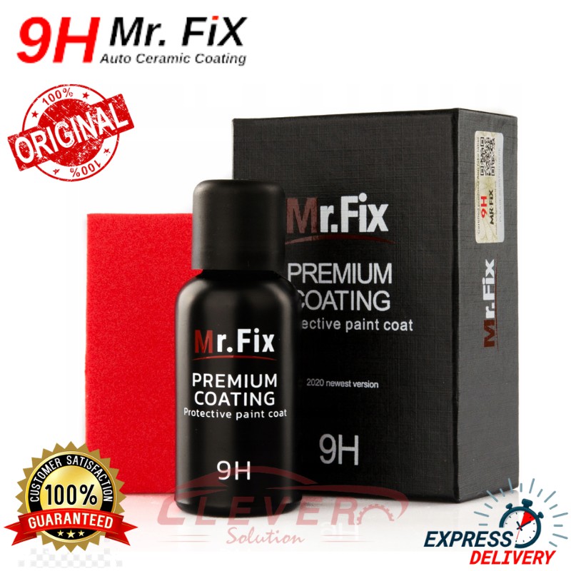Mr-Fix Premium Coating 9H Ceramic Glass Hydrophobic Nano Protection Car Coating Paint Coat ...