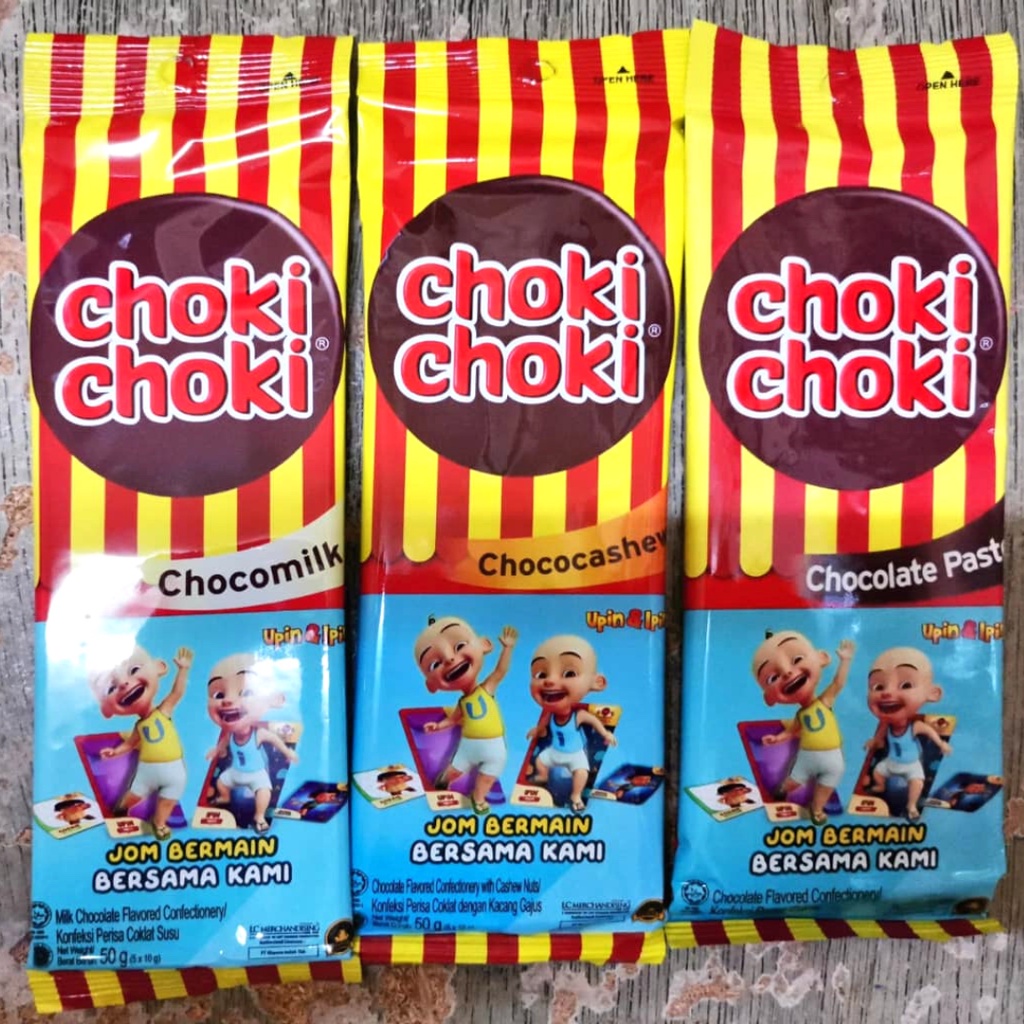 Choki choki Assorted Flavours - Chocomilk / Chococashew / Chocolate ...