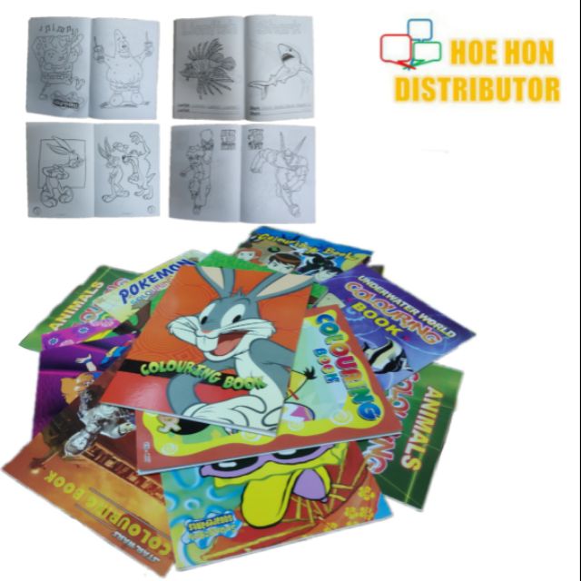 [Clearance / Lelong] Colouring Book | Shopee Malaysia