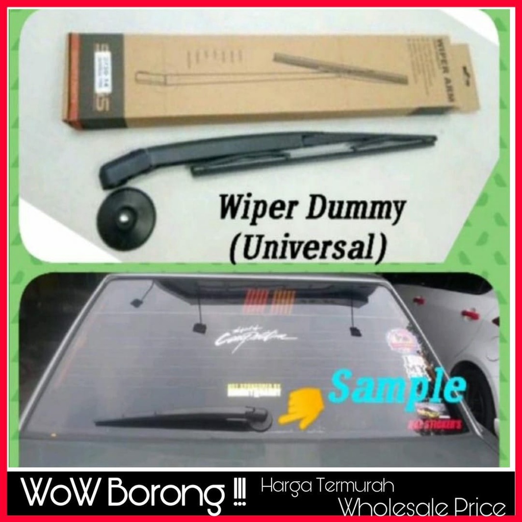 Universal Dummy GSR Rear Wiper 14" - FITS All Car (HONDA/TOYOTA/NISSAN ...