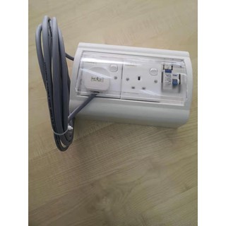 Safety ELCB Socket 2Way c/w 5Meter & MK Plug Top 13A | Shopee Malaysia