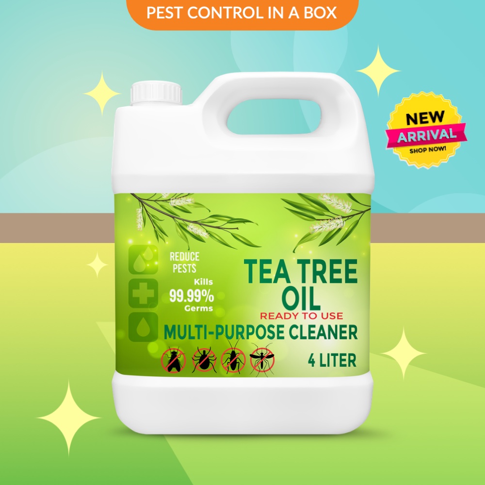 Tea Tree Oil Multi Purpose Floor Cleaner Anti-bacterial Pest Repellent ...