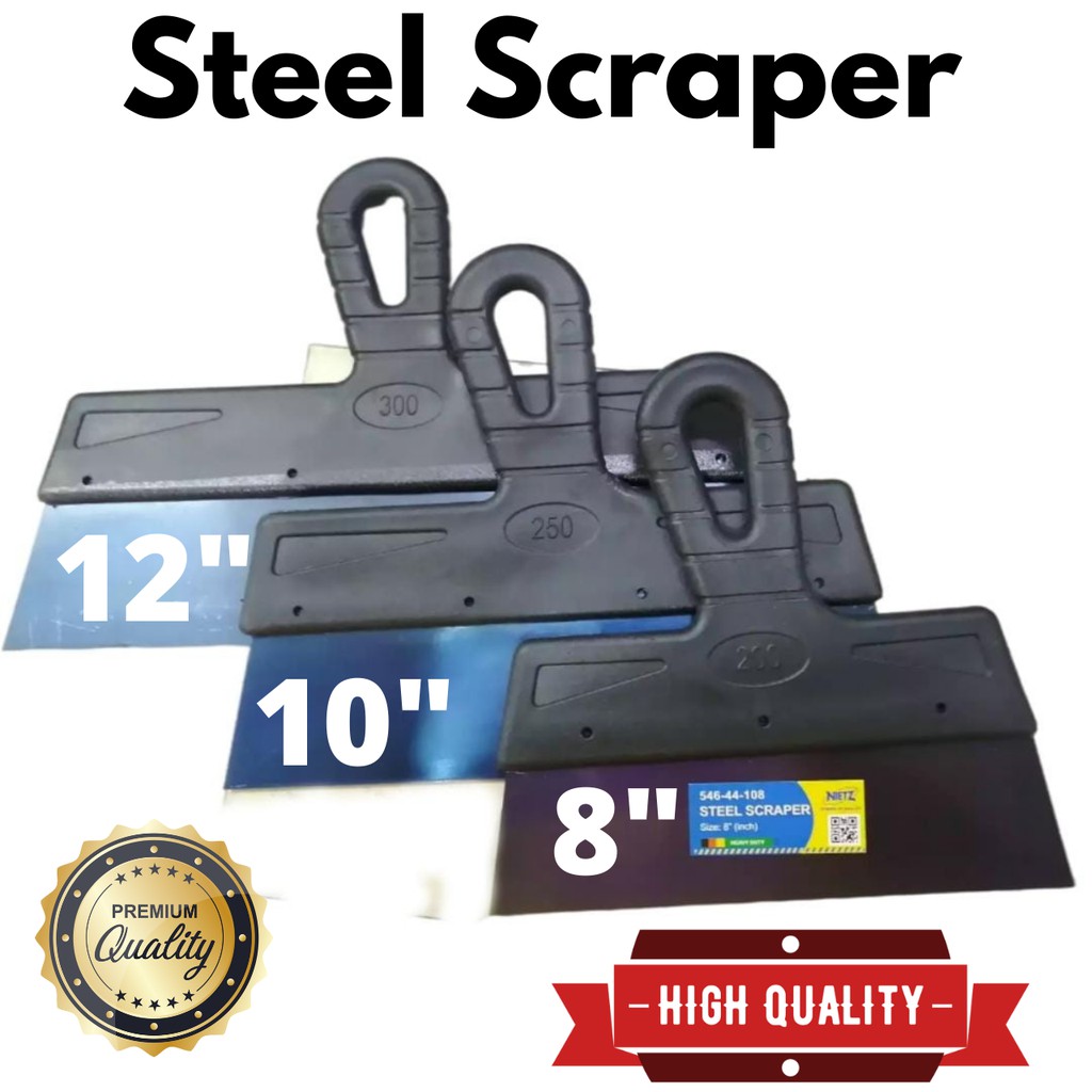 NIETZ Heavy Duty Steel Scraper ( 8" , 10" ,12" ) | Shopee Malaysia