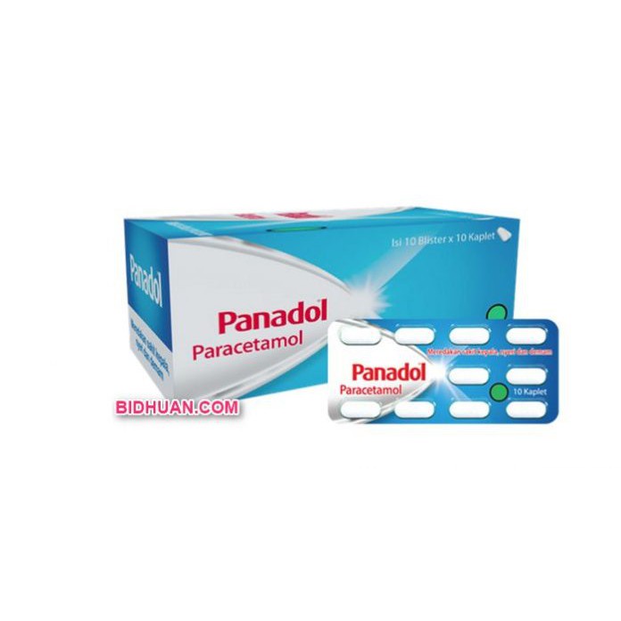Panadol Paracetamol 1 Box isi 10 Strip x 10 Tablet Original Indonesia