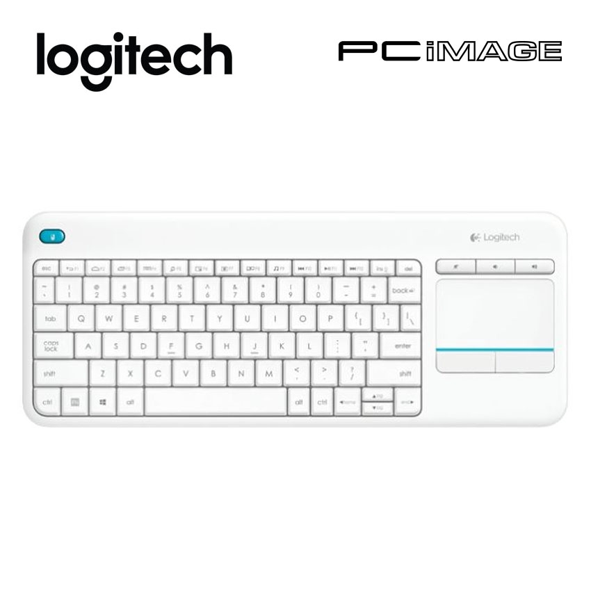 Logitech K400 Plus Wireless Touch Keyboard - White | Shopee Malaysia