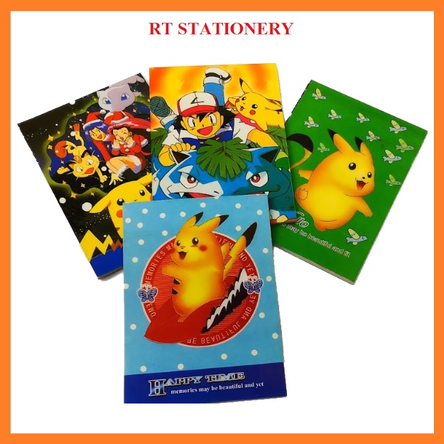 Fancy Pokemon Notepad (Potable Diary Book/Note Book) | Shopee Malaysia