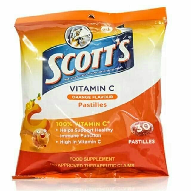 Scott's Vitamin C Pastilles Children Supplements (30's) | Shopee Malaysia