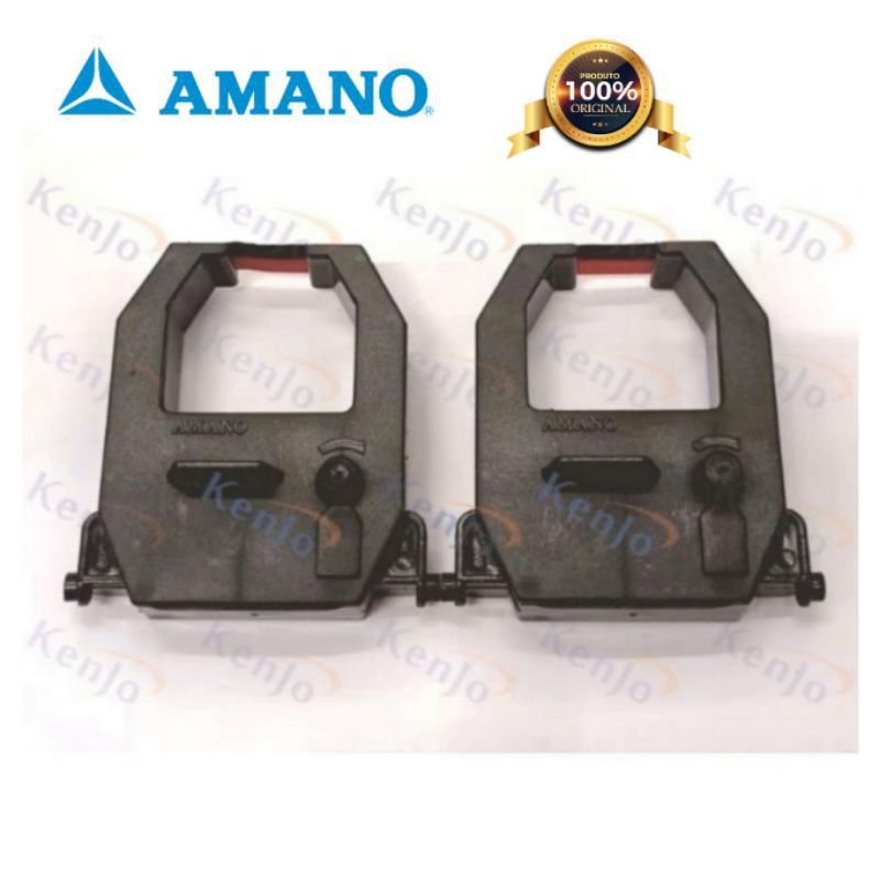 Pembungkusan reben 2 PCS AMANO RIBBON / PUNCH CARD RIBBON FOR TIME ...