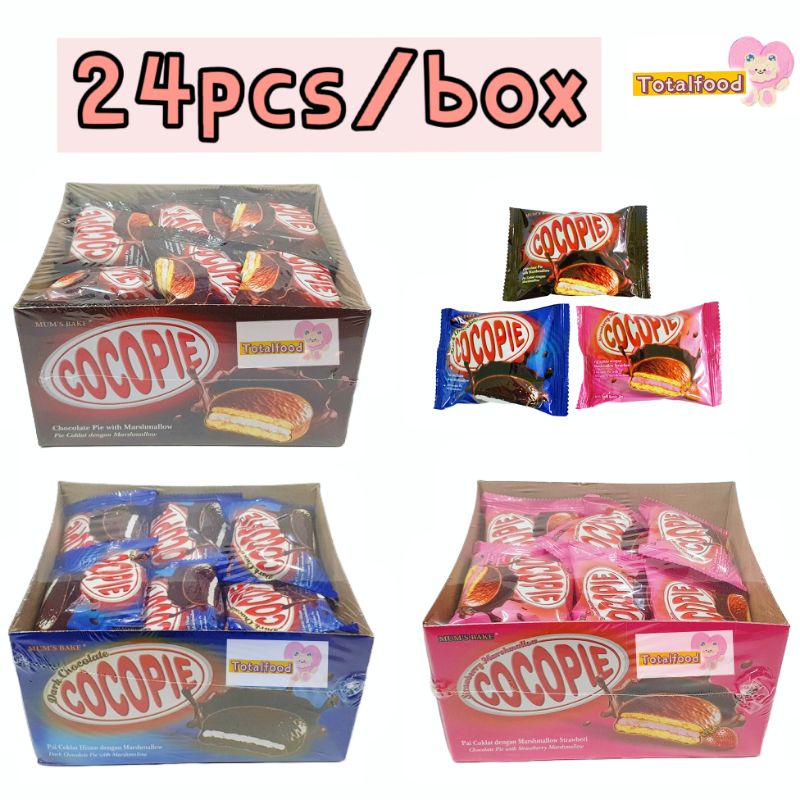 Mum's Bake Cocopie Cake [Chocolate /Dark Cho /Strawberry/Banana] 24pcs ...