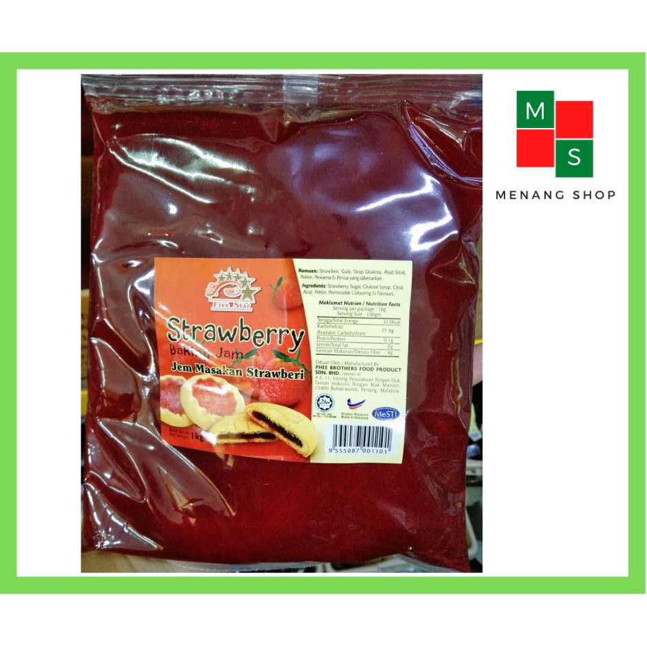 Strawberry Baking Jam/Jem Masakan Strawberry 1kg | Shopee Malaysia