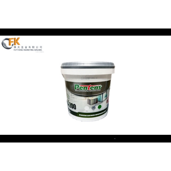 5KG Pentens T-200 Resistant Elastomeric Waterproofing Coating 5KG (t200 ...
