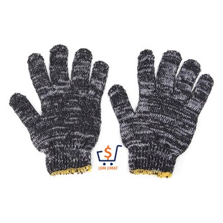 #1500 Glove Cotton Knitted Hand Gloves / Sarung Tangan Kain (12Pairs ...