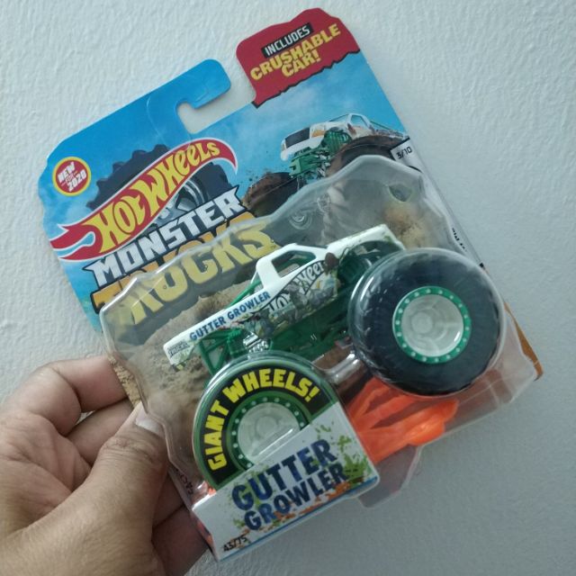 Hot Wheels Monster Trucks Gutter Growler | Shopee Malaysia