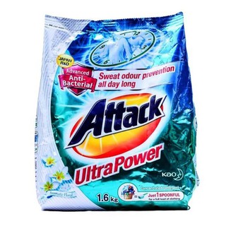 KAO Attack Detergent Powder 1.6 / 1.4kg Ultra Power / Colour / Sweet ...
