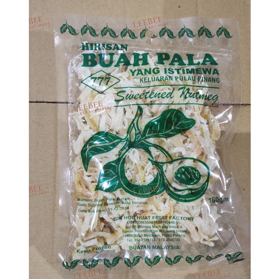 777 Hirisan Buah Pala / Sweetened Nutmeg 160gm | Shopee Malaysia