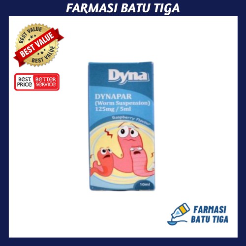 DYNA DYNAPAR WORM SUSPENSION 125MG/5ML (EXP DATE:01/02/2025) | Shopee ...