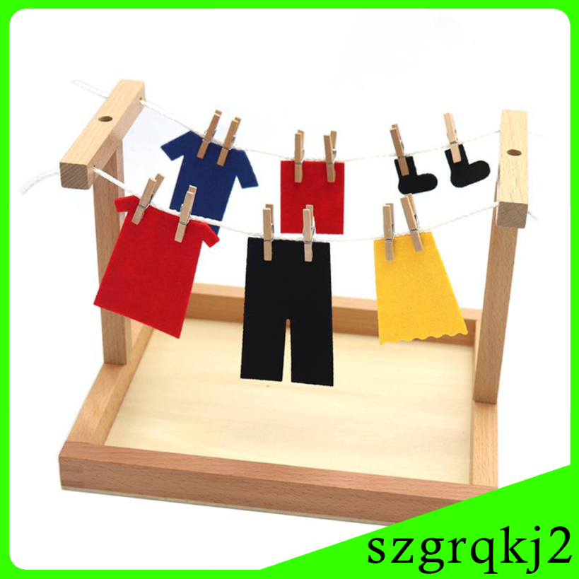 Newest DIY Mini Clothes Drying Rack with Clip Basic Life Skills Fine ...