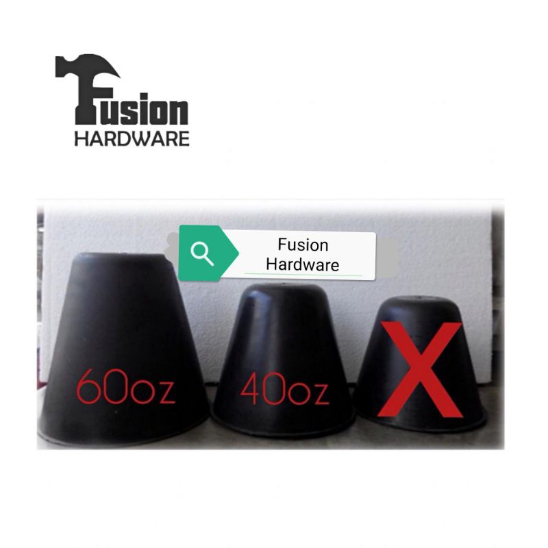 Vase Pot Cawan Susu Pokok Getah Pasu Bunga Plastik 40oz 60oz | Shopee ...