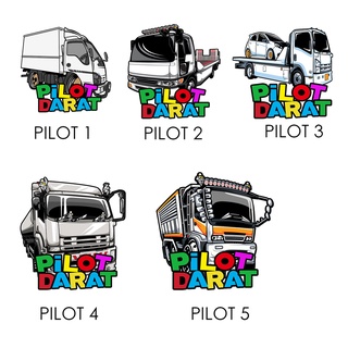 Sticker Lori Pilot Darat | Shopee Malaysia