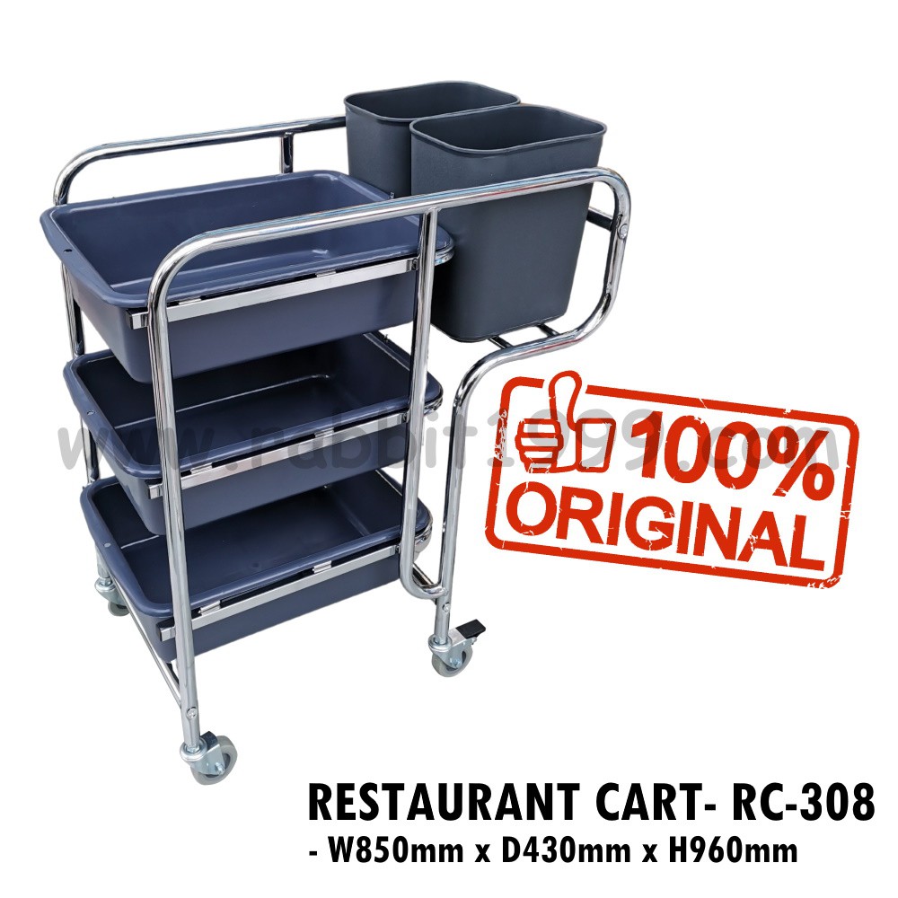 RESTAURANT CART - RC-308 - food court cart / food court trolley / 3 ...